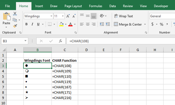 Como Poner Bullet Points En Excel IMAGESEE