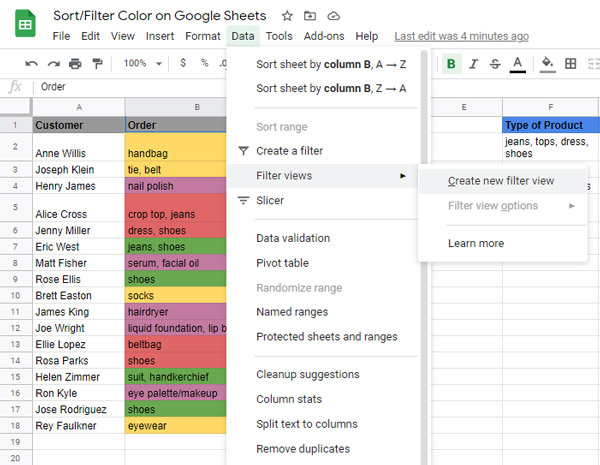 How To Sort Or Filter By Color In Google Sheets IT Net Fix